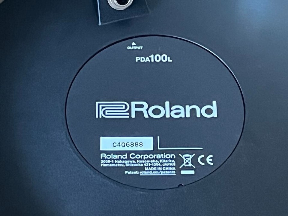 🥁👌ROLAND PDA 100L BLK/DUAL TRIGGER 10" PAD/FREE POSTAGE AS ALWAYS INC📦🚚 ...