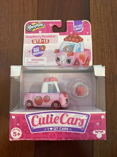 Shopkins Cutie Cars Raspberry Roadster Pink Truck Series 3 Ultra Rare ...