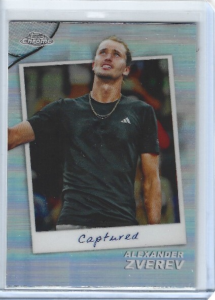 2024 TOPPS CHROME tennis CAPTURED ALEXANDER ZVEREV #CTD-AZ | eBay