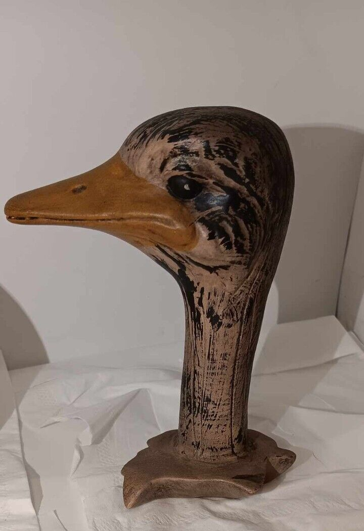 Vintage Ostrich Emu Bird Egg Hatch Ceramic Coin Piggy Bank Two Pieces ...