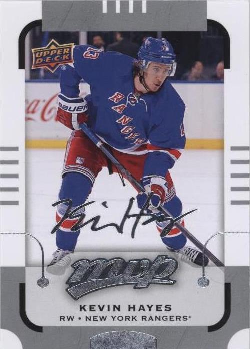 2015-16 Upper Deck MVP - Kevin Hayes #81 Silver Script for sale online ...
