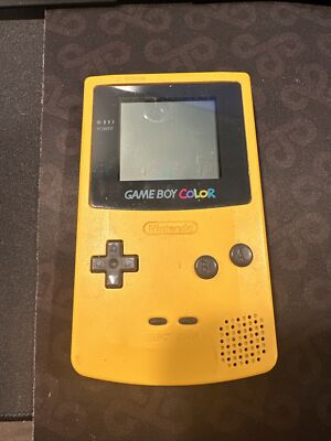 Nintendo Game Boy Color Handheld System - Dandelion Yellow Great ...
