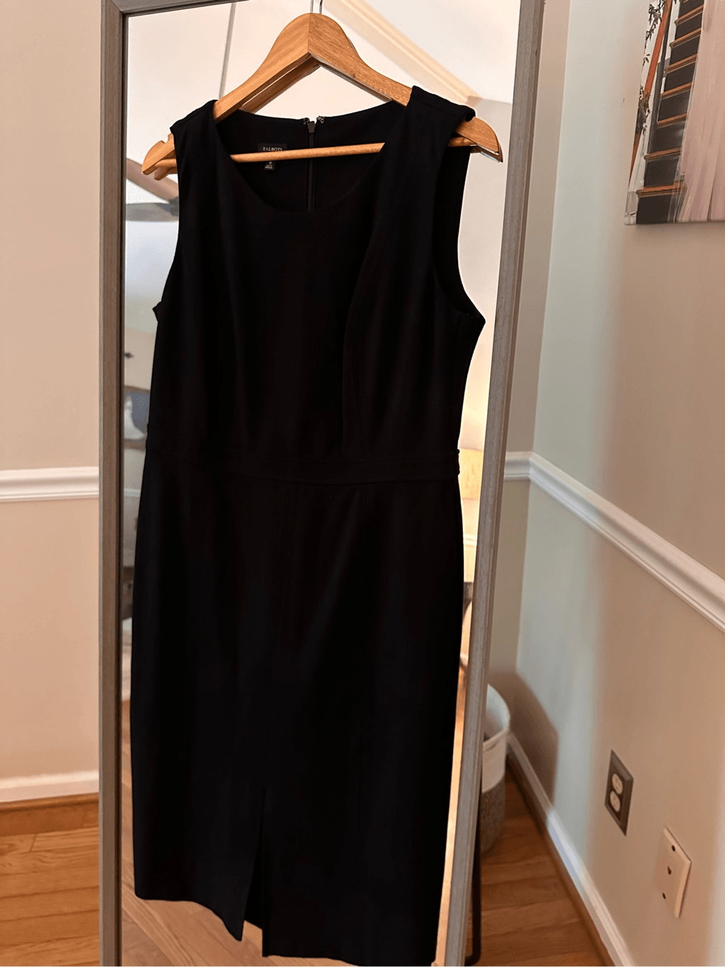 Talbots Semi Formal Cocktail black Basic Dress Size 10 - Gem