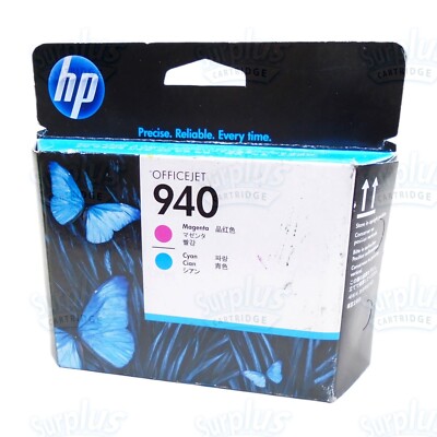 Genuine HP 940 Magenta/Cyan Printhead C4901A OfficeJet 8000 8500 8500A ...