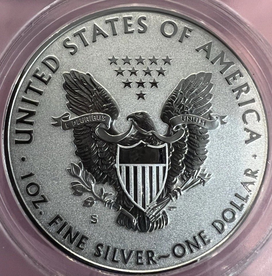 2019 S Enhanced Reverse American Silver Eagle Proof Only 29,910 Less In ...