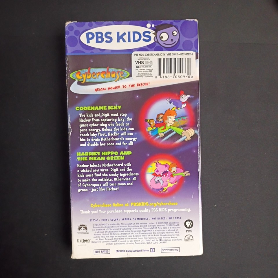 PBS Cyberchase: Codename Icky 2004 VHS | eBay