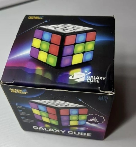 Galaxy Cube Ninja Blast Rechargeable 9 Fun Brain/Memory Games Boy/Girl ...