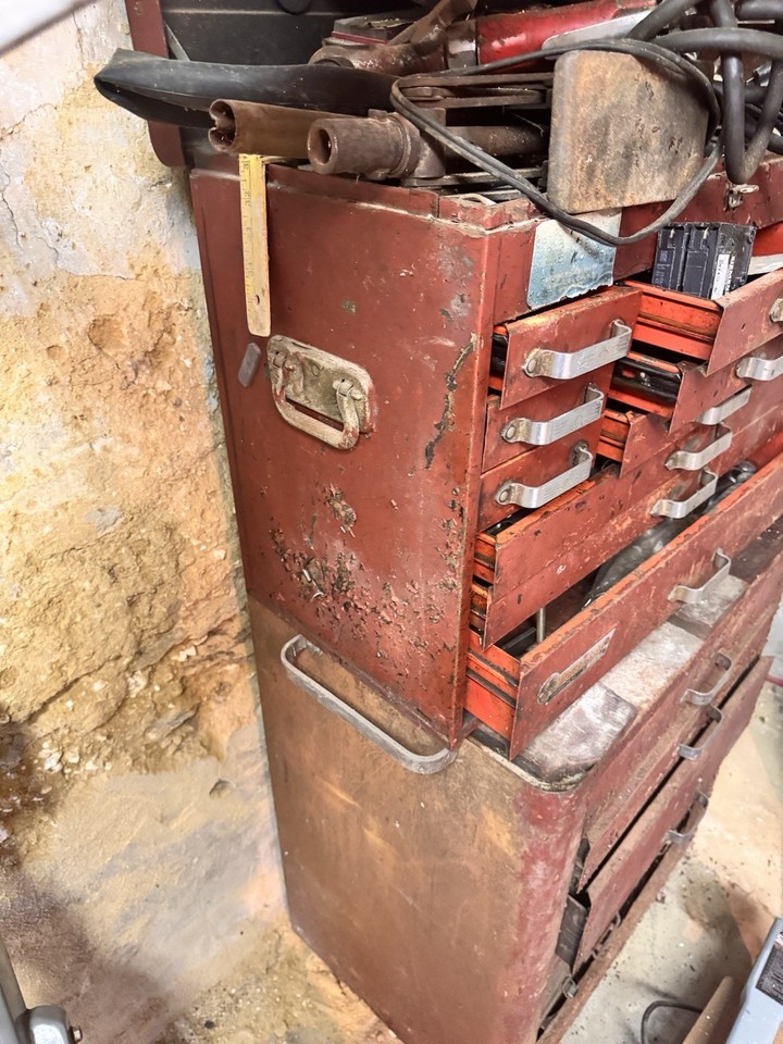 Rem Line Steel Tool Chest w/ Vintage USA Tools – Auto Mechanic ...