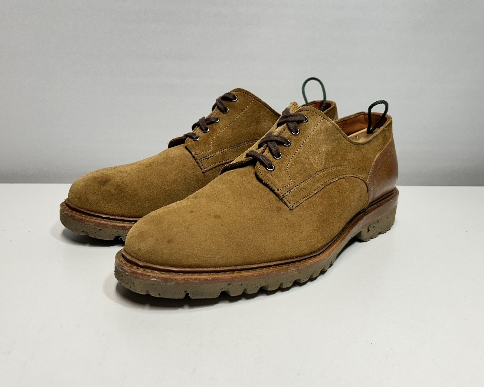 Allen Edmonds Discovery Brown Suede Derby Casual Shoe… - Gem