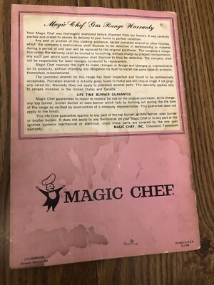 Stoves - Magic Chef Antique Stove