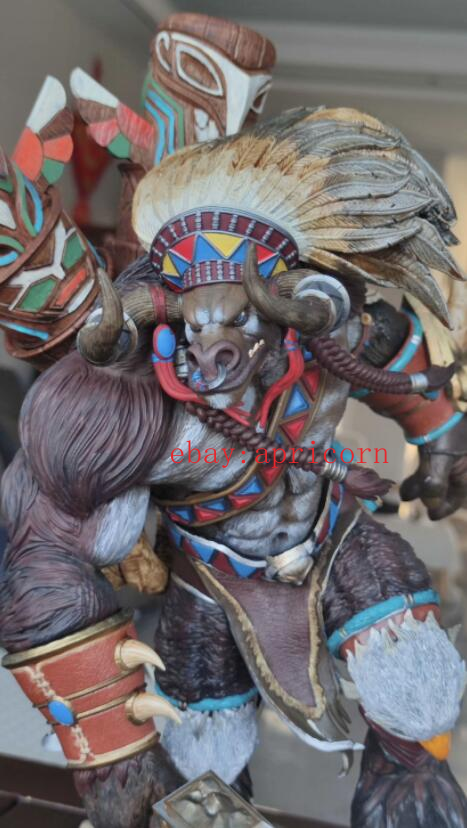 World of Warcraft Tauren Statue Resin Figure Model Collectible Private ...