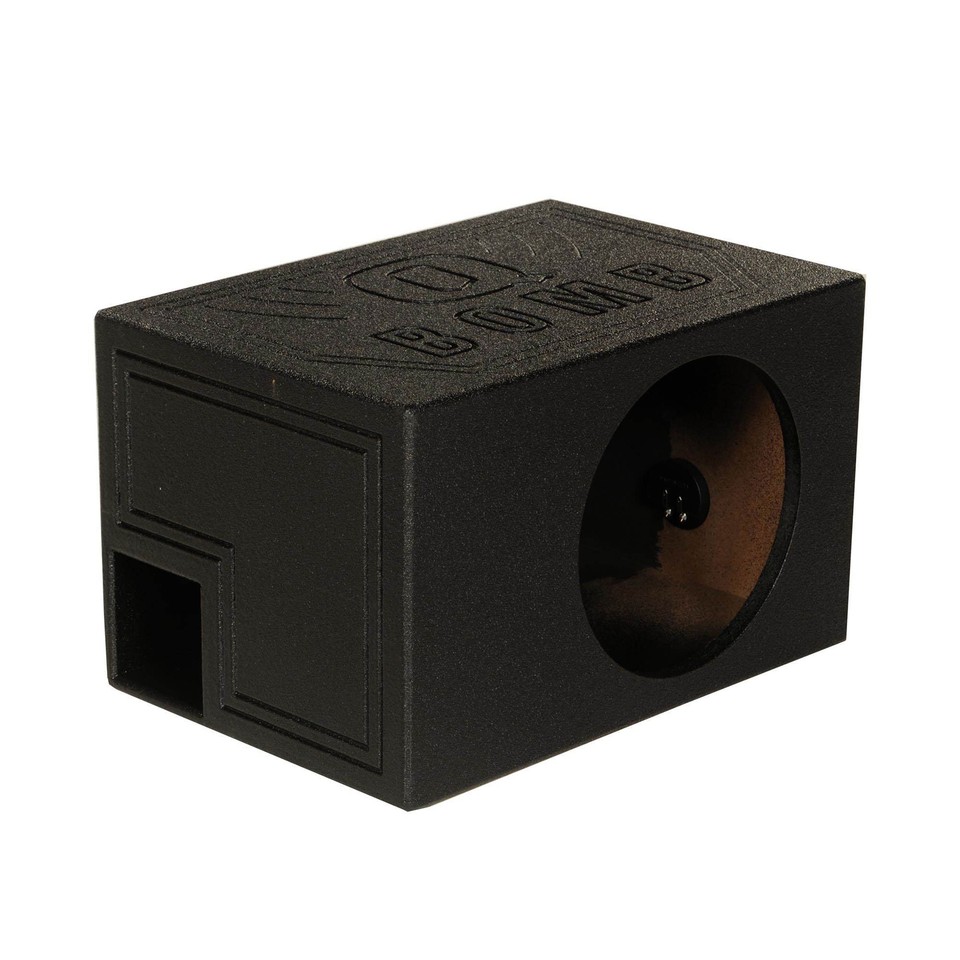 QPower QBOMB12VL Single 12" Vented Ported Car Subwoofer Sub Box ...