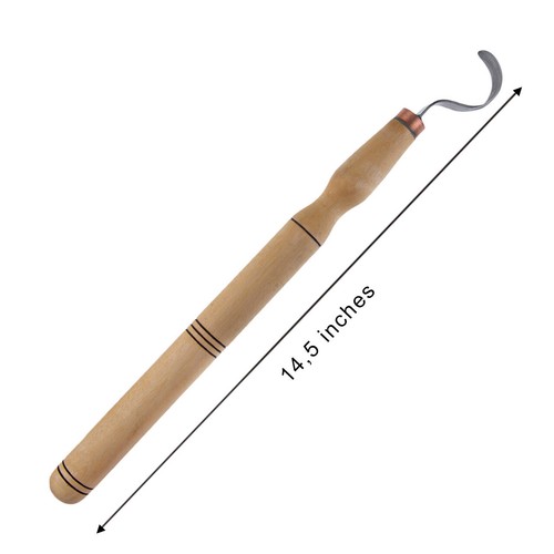 Hook Knife Wood Carving Knives Spoon Carving Tools with Long Handle 12 ...