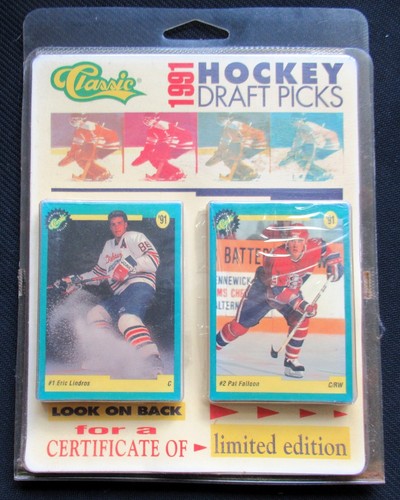 1991 Classic NHL Hockey Draft Picks Limited Edition w/Certificate ...