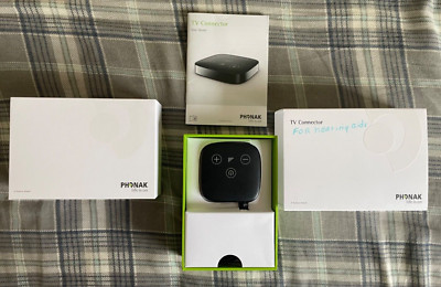 Sonova Phonak TV Connector V2 For Hearing Aids To TV (New Open Box) | eBay
