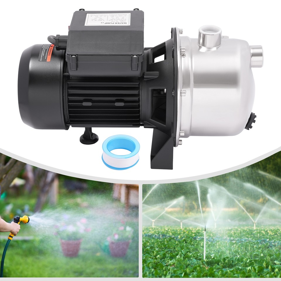 1.6 HP Shallow Well Jet Pump Homes Supply Water Well Jet Pump w ...