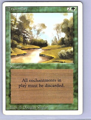 MTG Magic the Gathering Revised Edition Tranquility LP Common | eBay