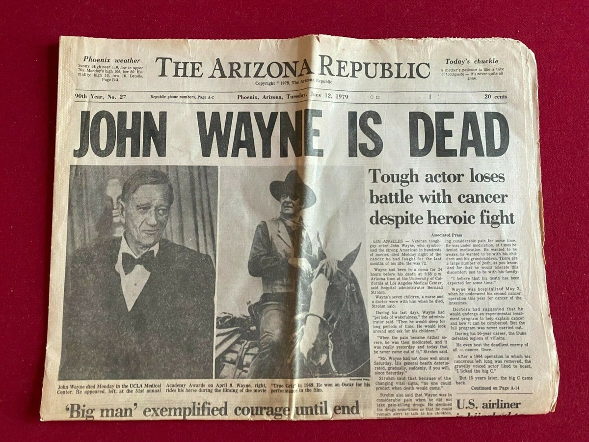John Wayne Death