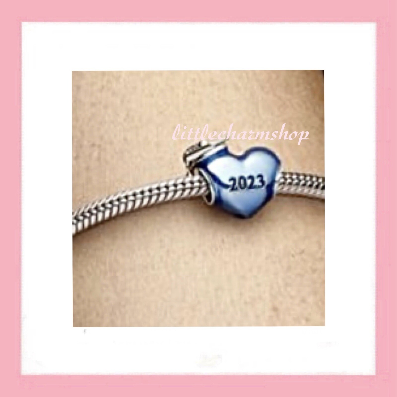 NEW Authentic Genuine PANDORA 2023 Graduation Heart Charm - 792590C01 ...