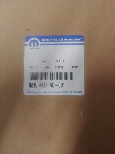 Genuine Chrysler Bracket Step Bumper 68404447AC / 68404447-AC OEM for ...