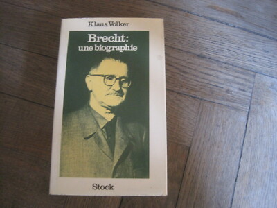 Klaus VOLKER: Brecht une biographie | eBay