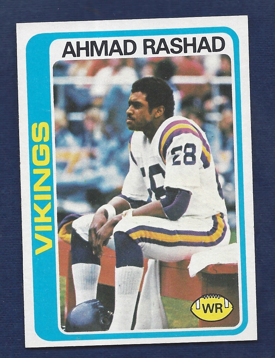 SHARP PACK FRESH 1978 TOPPS #125 AHMAD RASHAD .99 SHIPPING L536 | eBay
