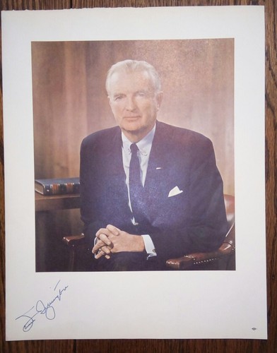 Missouri Senator, Air Force Secretary STUART SYMINGTON Signed 11" X 14 ...