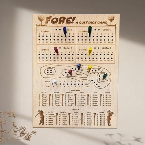 Fun Tabletop Golf Dice Game Large Party Games for Friends and Kids | eBay