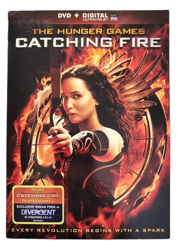 The Hunger Games: Catching Fire (DVD, 2014) Jennifer Lawrence, Liam ...