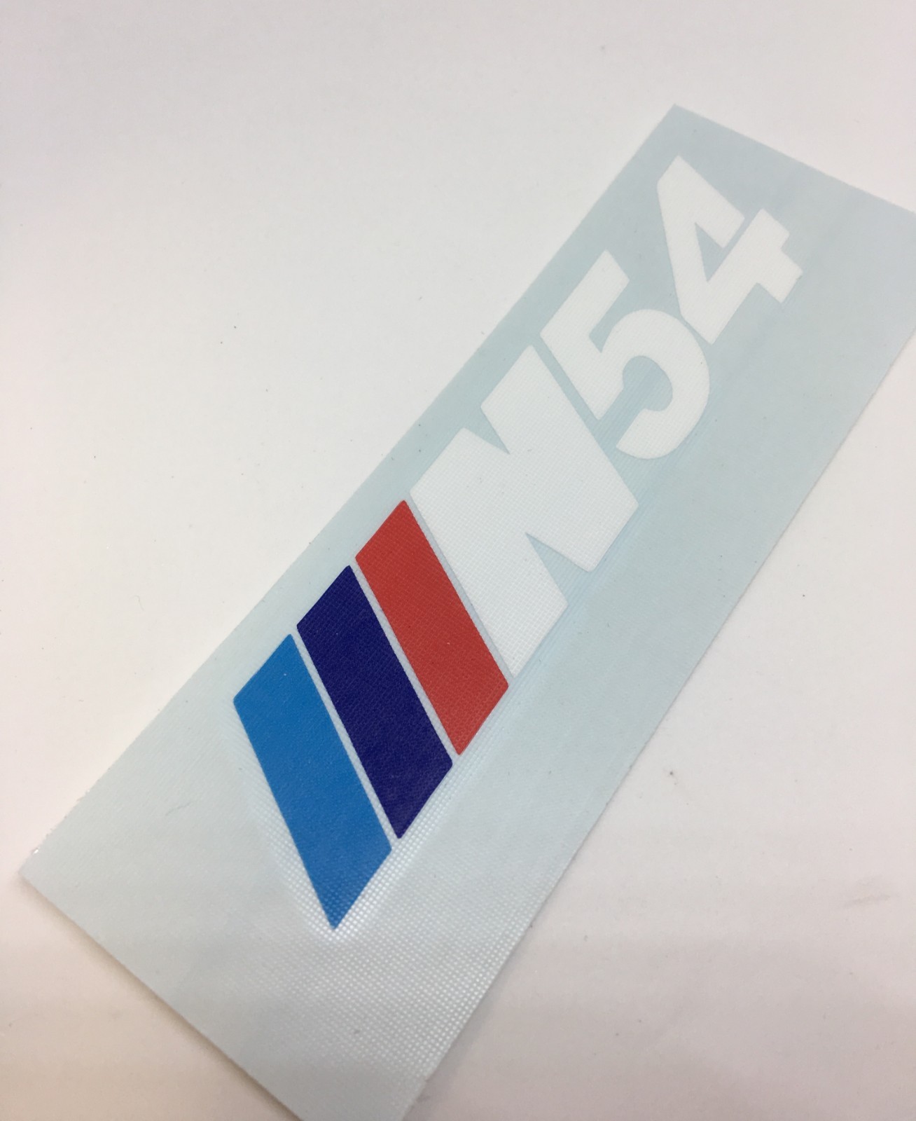 N54 Vinyl Window Sticker N54 Decal N54 Sticker TRI Color (White ...
