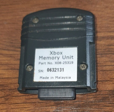 OEM Microsoft Original Xbox Memory Unit X08-25319 Authentic Tested ...