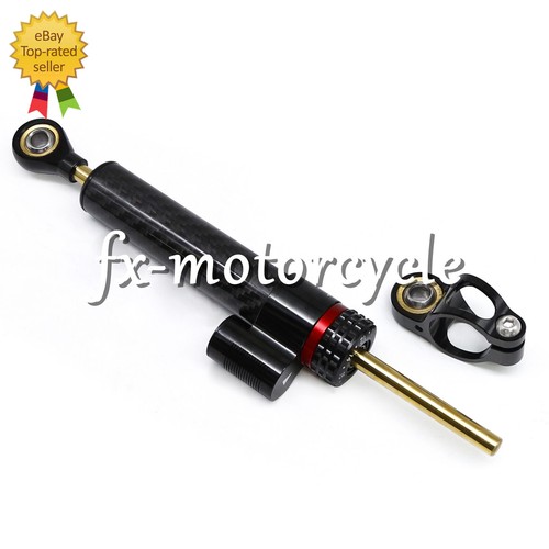 Carbon Fiber Steering Damper Linear Stabilizer Reversed Safety Control ...