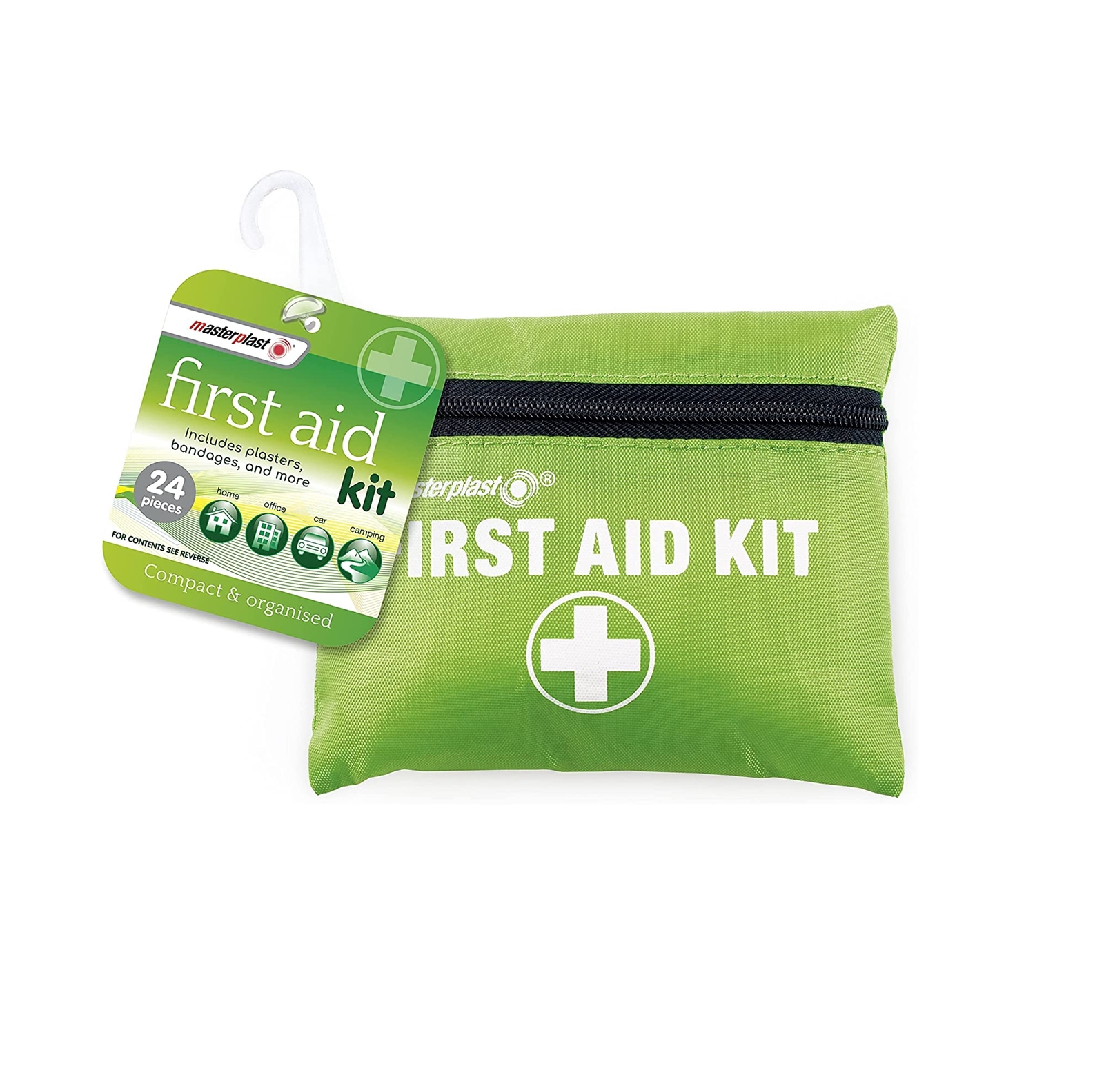 Compact Mini First Aid Kit 24 Piece Pocket Medical Pouch Portable ...