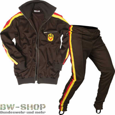 NVA TRAININGSJACKE TRAINIGSHOSE TRAININGSANZUG BRAUN NEU DDR SPORTZEUG ...