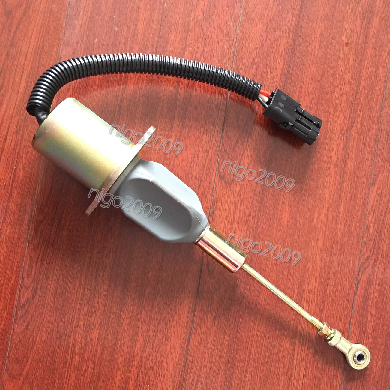 Fuel Flameout Solenoid Valve RE53507 12V for John Deere 4955 4560 4760 ...