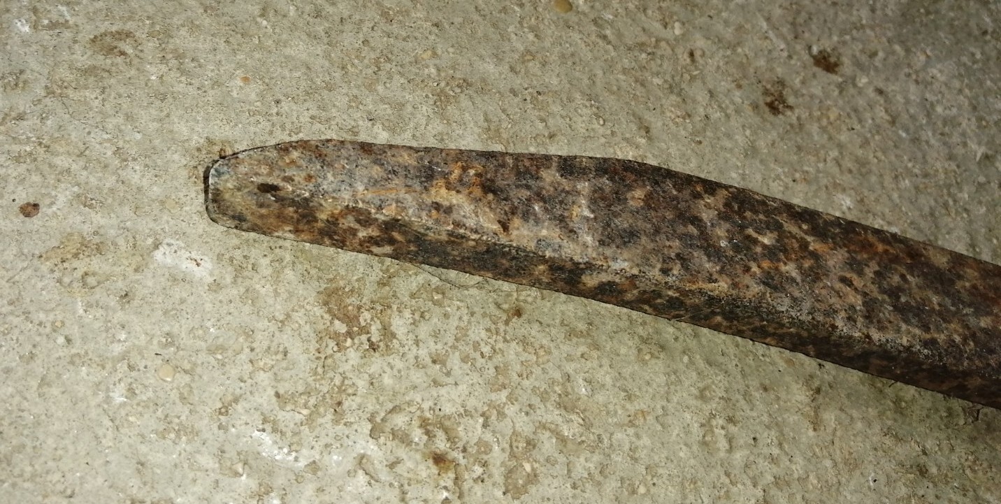 OLD TOOL outil ancien BISAIGUE de charpentier 126cm DIDIER SEDAN | eBay