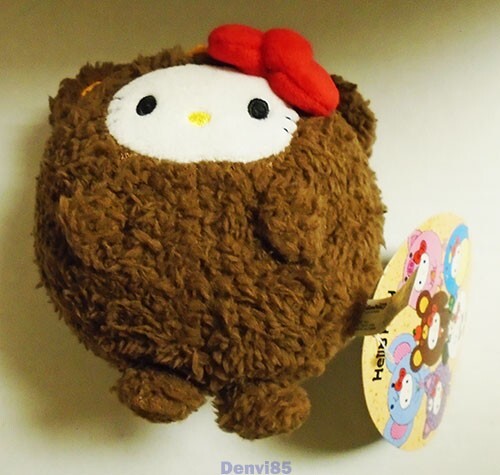 VERY CUTE & HTF! 2014 Sanrio HELLO KITTY "Rolley-Polley" Bear Plush ...