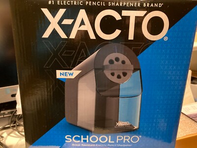 X-Acto School Pro Electric Pencil Sharpener Model 1670X Black ...