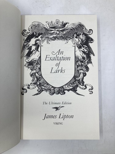 Exaltation of Larks The Ultimate Edition More than 1000 Terms Signed ...