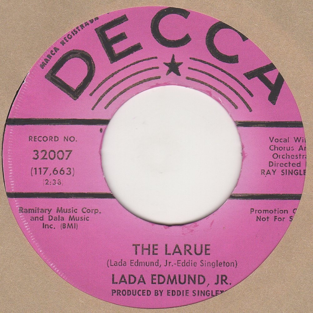 Lada Edmund Jr Larue MCA 172 (with decca label fitted) Soul Northern ...