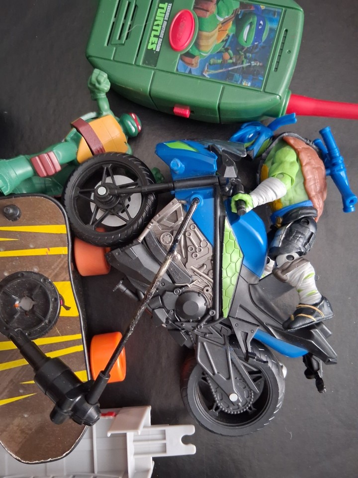 TMNT Teenage Mutant Ninja Turtles Spinning Action Lot 2012-2016 +🐢🐢🐢🐢🐢 ...