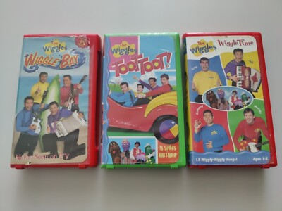 Lot Of 3, The Wiggles VHS - Wiggle Bay, Toot Toot, Wiggle Time | eBay