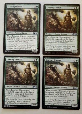 4x Loaming Shaman Core Set 2020 M20 MTG Magic The Gathering Playset NM ...
