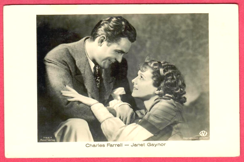 CHARLES FARRELL - JANET GAYNOR # 7146/1 VINTAGE PHOTO PC. PUB. GERMANY ...