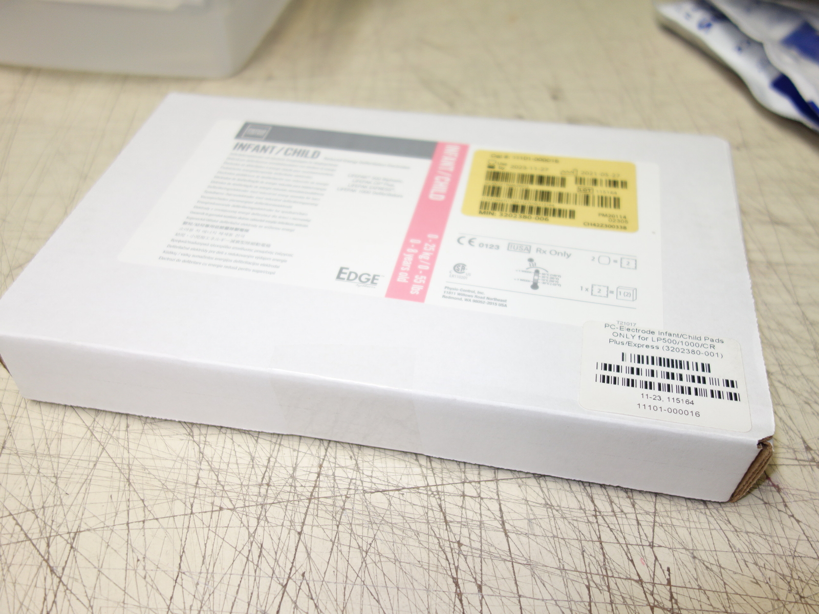 Physio-Control Replacement Infant/Child Electrode Life Pac * NEW 11101-000016 | eBay