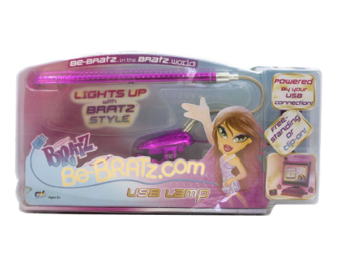 Light Up with Bratz Style Bratz Be-bratz.com USB Purple Lamp New | eBay