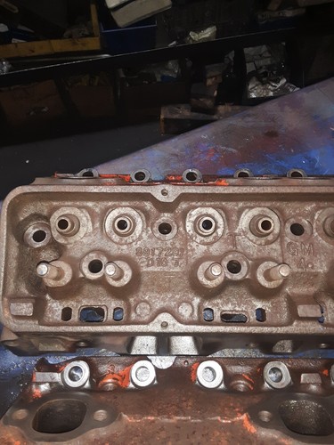 302 327 350 Double Hump Pair Cylinder Head Cast Iron Chevy 3917291 SBC ...