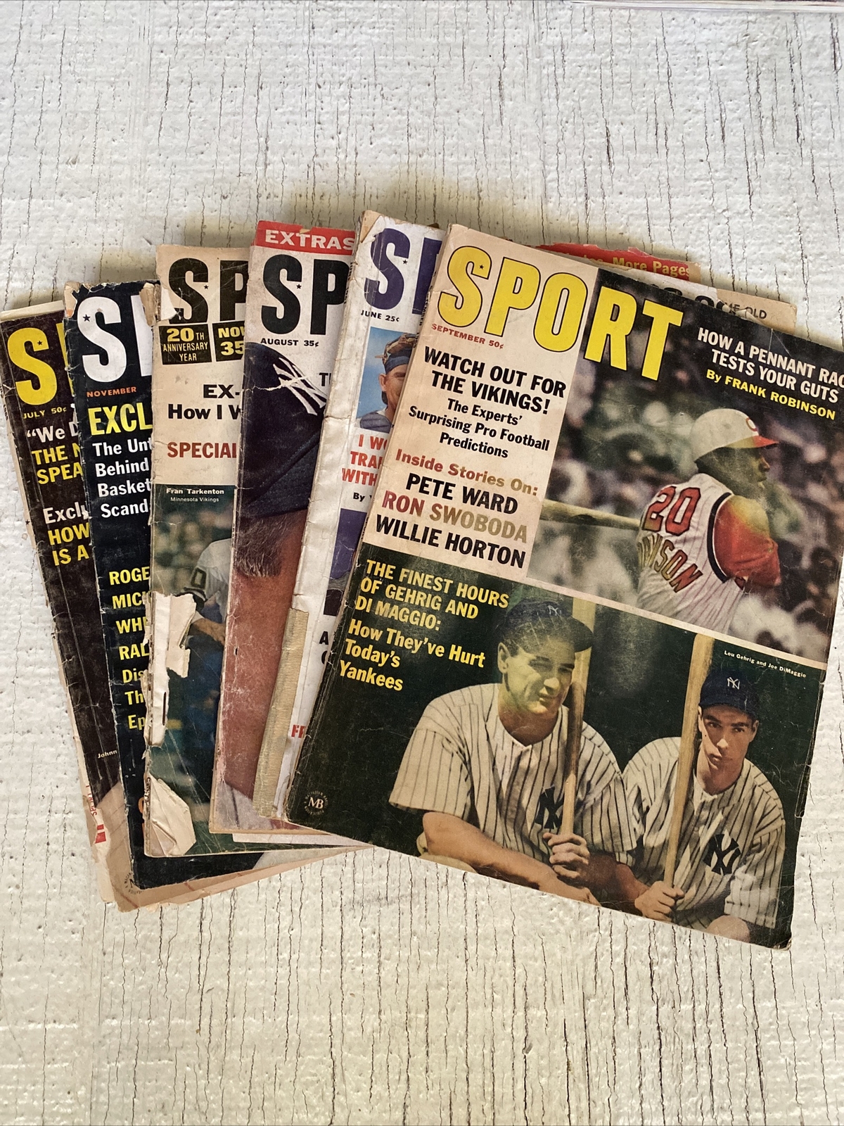 Vintage Sport Magazine 1961-1965 Lot Of 6 Sport Mags 60’s | eBay
