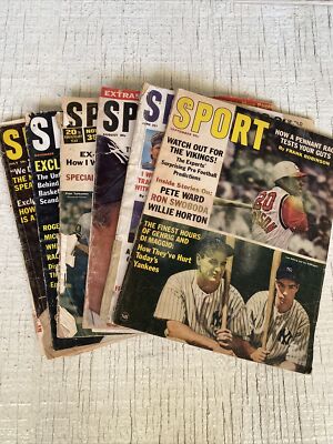 Vintage Sport Magazine 1961-1965 Lot Of 6 Sport Mags 60’s | eBay