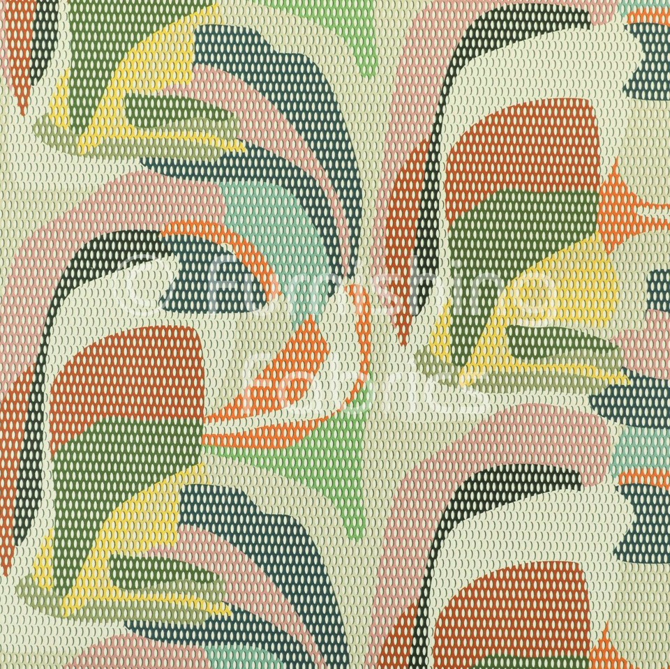 New Colourful Geometric Abstract Print Velour Velvet Upholstery Curtain ...